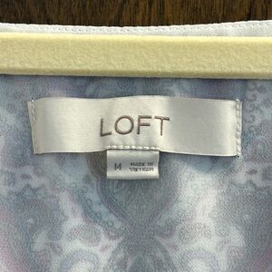 LOFT | Tops | Loft Geo Pattern Button Front Strappy Cami Tank Top Size ...